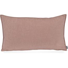 HOCK Dekokissen &raquo;Lucky&laquo; Sofakissen inkl. F&uuml;llung, 70x40cm, einfarbig, creme ecru, Dekokissen rosa Polyester