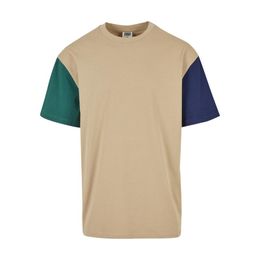 Urban Classics Damen Urban Classics T-Shirt &raquo; Herren Organic Oversized Colorblock Tee&laquo; 1 Stk. XXL