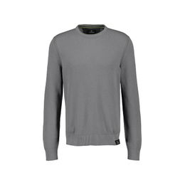 Lerros Herren Lerros Strickpullover &raquo;Basic Strickpullover&laquo; grau XXL
