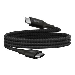 Belkin USB-Kabel &raquo;BOOST CHARGE 240W USB-C auf USB-C Kabel, 1m&laquo; USB Typ C 100 cm schwarz Vom USB-IF wurde Kompatibilit&auml;t mit USB 2.0 zertifiziert