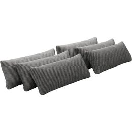 OTTO home Sofakissen &raquo;Mikado&laquo; 3,5,6,7-teilige Kissen-Sets zur Auswahl grau 100% Polyester