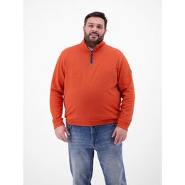 Lerros Herren Lerros Sweatshirt &raquo;Troyer in Sweatqualit&auml;t aus Strickmaterial&laquo; 3XL