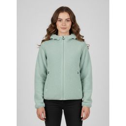 CMP Damen CMP Kapuzenpl&uuml;schjacke gr&uuml;n 36