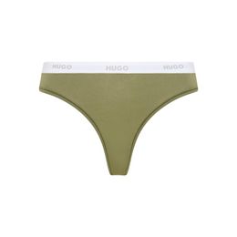 Hugo Underwear Damen HUGO Underwear String &raquo;ID&laquo; aus Stretch-Baumwolle mit Logos am Bund L