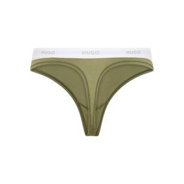Hugo Underwear Damen HUGO Underwear String &raquo;ID&laquo; aus Stretch-Baumwolle mit Logos am Bund L