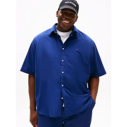 Tommy Hilfiger Big & Tall Tommy Hilfiger Big & Tall Herren Kurzarmhemd &raquo;BT-FLEX POPLIN SOLID&laquo; Gro&szlig;e Gr&ouml;&szlig;en blau XXL, N-Gr