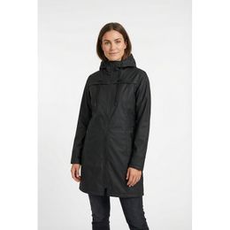 Freequent Damen Freequent Regenjacke &raquo;FQRAIN-JACKET&laquo; mit Kapuze wasserabweisend mit Kapuze schwarz S