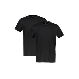 Lerros Herren Lerros T-Shirt &raquo;Doppelpack T-Shirt Rundhals in Premium Baumwollqualit&auml;t&laquo; Weiche Baumwolle, Rundhalsausschnitt, kurze &Auml;rmel, 