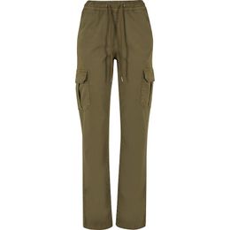 Urban Classics Damen Urban Classics Cargohose &raquo; Damen Ladies High Waist Twill Cargo Pants&laquo; XXL, US-Gr&ouml;&szlig;en