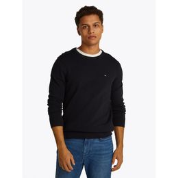 Tommy Hilfiger Herren &raquo;ESSENTIAL COTTON CREW NECK&laquo; Crewneck Regular Fit Premium Mode blau M