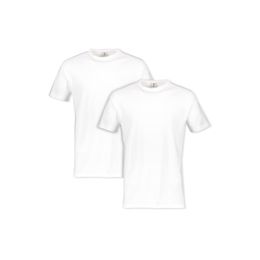 Lerros Herren Lerros T-Shirt &raquo;Doppelpack T-Shirt Rundhals in Premium Baumwollqualit&auml;t&laquo; Weiche Baumwolle, Rundhalsausschnitt, kurze &Auml;rmel, 