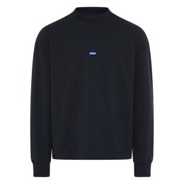 Hugo Blue Herren HUGO Blue Sweatshirt &raquo;Nedro&laquo;, Rundhalsausschnitt, Regular Fit, Logo-Patch L