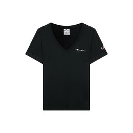 Champion Damen T-Shirt &raquo;ICONS CONTRAST V-Neck T-Shirt&laquo; sportlicher Stil, f&uuml;r sportliche Aktivit&auml;ten, Kurzarmdesign XXL (50/52)