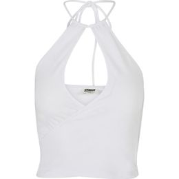 Urban Classics Damen Urban Classics Tanktop &raquo; Damen Ladies Short Wraped Neckholder Top&laquo; 1 Stk. 4XL