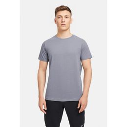 Jack & Jones Jack & Jones Herren Rundhalsshirt &raquo;JJEORGANIC MELANGE TEE SS O-NECK NOOS&laquo; Baumwollmischung, regular fit grau XS