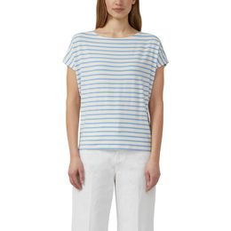 s.Oliver Damen s.Oliver Kurzarmshirt Sommershirt mit grafischem Muster 42
