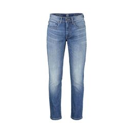 Lerros Herren Lerros Relax-fit-Jeans &raquo;BAXTER 5-Pocket-Denim im Used-Look, RELAXED FIT&laquo; blau 33, L&auml;nge 30