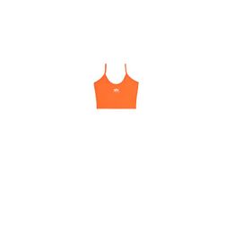 Alpha Industries Damen Muscleshirt &raquo;Basic Crop-Top SL Women&laquo; rot S