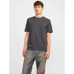 Jack & Jones Jack & Jones Herren Rundhalsshirt &raquo;JJEORGANIC MELANGE TEE SS O-NECK NOOS&laquo; Baumwollmischung, regular fit grau S