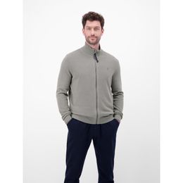 Lerros Herren Lerros Strickjacke &raquo;Strickjacke mit Stehkragen in 2-Tone-Optik&laquo; L