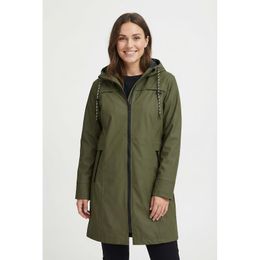 Freequent Damen Freequent Regenjacke &raquo;FQRAIN-JACKET&laquo; mit Kapuze wasserabweisend mit Kapuze gr&uuml;n XL