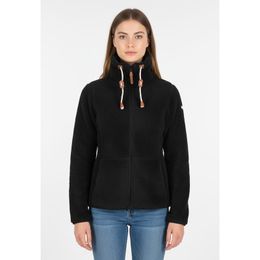 Icepeak Damen Fleecejacke &raquo;Icepeak COLONY&laquo; sportlicher Stil, f&uuml;r vielseitige Aktivit&auml;ten, mit Rei&szlig;verschluss schwarz XS