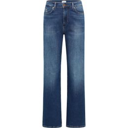 Mustang Damen Mustang Weite Jeans &raquo;Damen Style Madison Wide&laquo; 26, L&auml;nge 34
