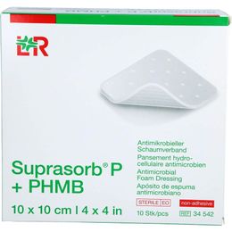 kohlpharma Suprasorb P+PHMB Schaumverband 10x10 cm 10 St
