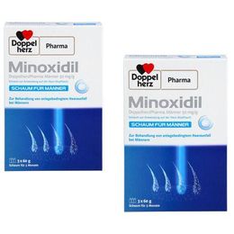 Queisser Minoxidil DoppelherzPharma M&auml;nner 50 mg/g Schaum 2 St