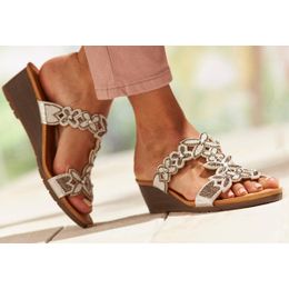 Vivance Damen Pantolette wei&szlig; Gr&ouml;&szlig;e 40