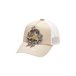 Ed Hardy Cap 'Swooping Dragon' female Beige size One Size