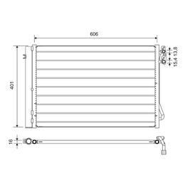 Valeo Kondensator, Klimaanlage 812720 f&uuml;r BMW (BRILLIANCE) 64509169791 64539206300 9206297