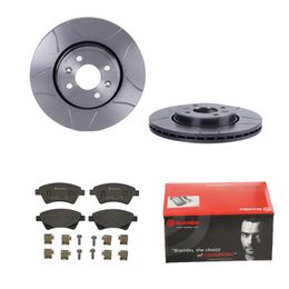 Brembo Bremsensatz, Scheibenbremse 1420-53864 vorne rechts links innenbel&uuml;ftet 280mm f&uuml;r RENAULT DACIA 410608713R 7701207184 8671005975