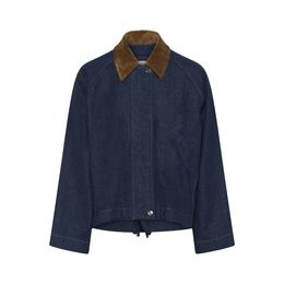 Soaked in Luxury Between-Season Jacket 'SLJannine' female Blue size XXL