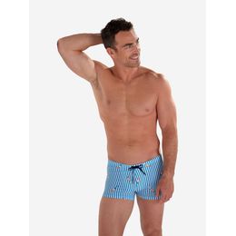 HOM Badeshorts ' Swim Shorts Viareggio ' Herren Gr&ouml;&szlig;e XL blau / wei&szlig;