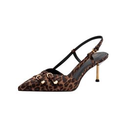 Tamaris Slingback Pumps female Brown size 35