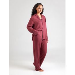 Triumph Pyjama 'Amourette' Damen Gr&ouml;&szlig;e S/M melone / dunkelrot Winterkleid