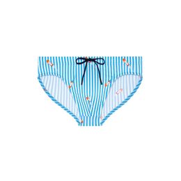 HOM Swim Trunks ' Swim Mini Briefs Viareggio ' male Blue, White size XXL