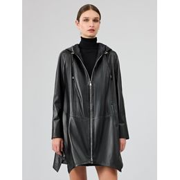 Derimod Between-Seasons Coat 'Daniela' female Black size XS