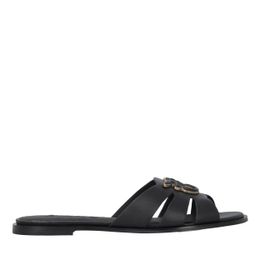 Pinko Slipper & Pantoletten - Milly 04 - Slipper Calf Leather Black - Gr. 39 (EU) - in Schwarz - f&uuml;r Damen