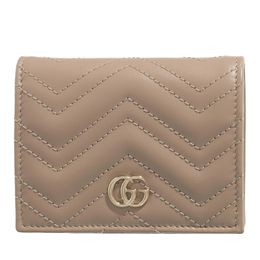 Gucci Portemonnaie - Mini Wallet Marmont - Gr. unisize - in Beige - f&uuml;r Damen