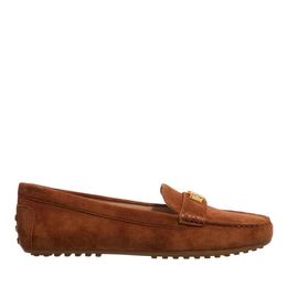 Lauren by Ralph Lauren Lauren Ralph Lauren Loafer - Barnsbury-Flats-Casual - Gr. 38,5 (EU) - in Braun - f&uuml;r Damen