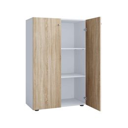 ebuy24 B&uuml;roschrank LonaXLDT wei&szlig; Wei&szlig; 70 x 39 cm | Gr.: onesize