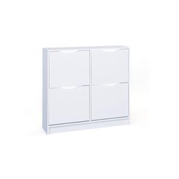 ebuy24 Schuhschrank WestphalenSK Wei&szlig; 100 x 25 cm | Gr.: onesize