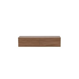ebuy24 Sideboard Frihamn 2 Nussbaum 160 x 45 cm | Gr.: onesize
