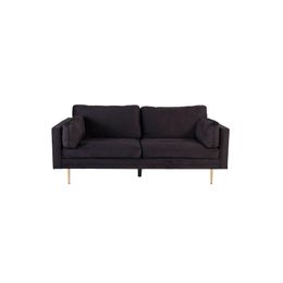 ebuy24 Sofa Boom Schwarz 203 x 86 cm | Gr.: onesize