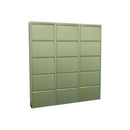 ebuy24 Schuhschrank Pisa 9 Gr&uuml;n 150 x 16 cm | Gr.: onesize