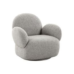 ebuy24 Sessel Messina Hellgrau 85 x 87 cm | Gr.: onesize