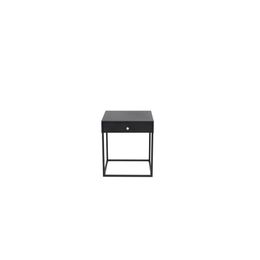 ebuy24 Nachttisch Bakal Schwarz 43 x 41 cm | Gr.: onesize