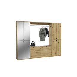 ebuy24 Garderobenm&ouml;bel ProjektX Eiche 243 x 34 cm | Gr.: onesize